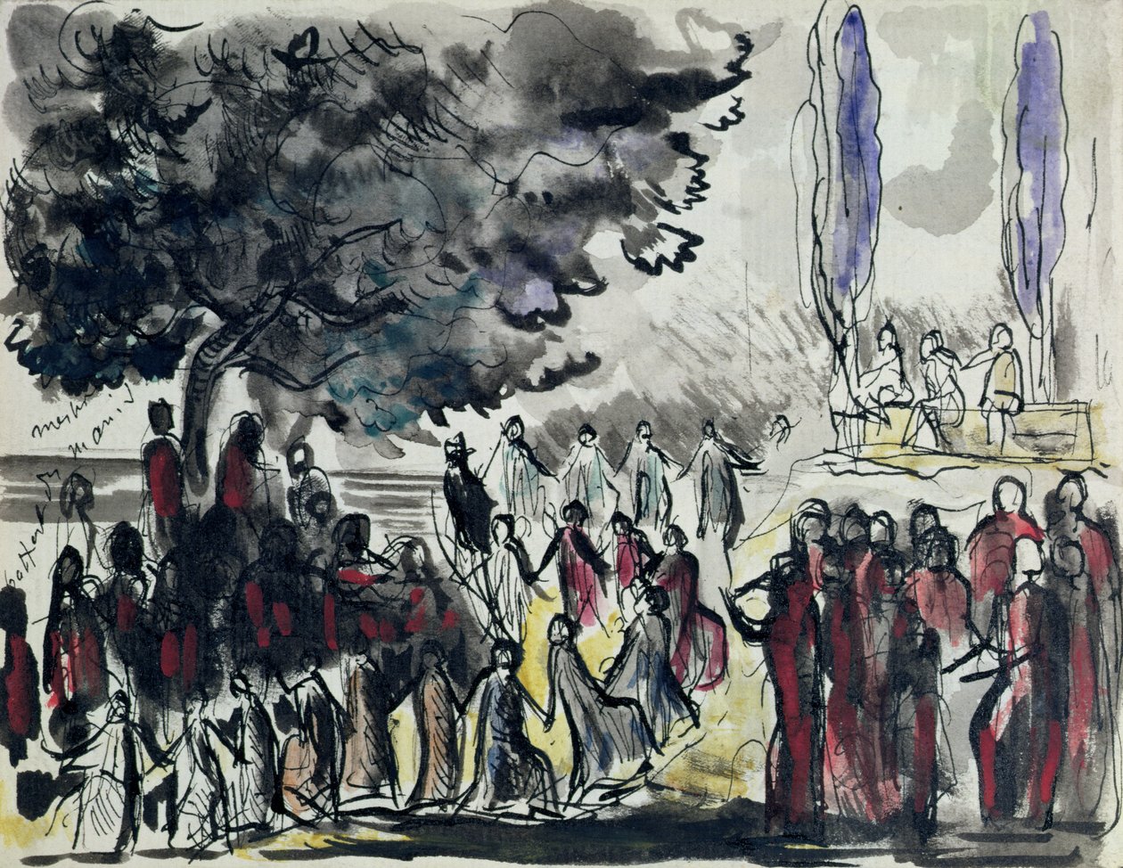 Set Design for 'Les Troyens' (The Trojans) Composed by Hector Berlioz ...