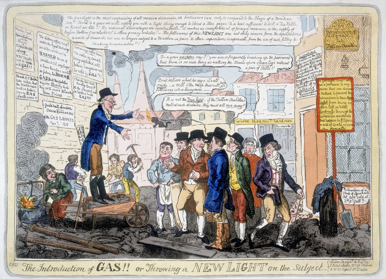 Introduction of Gas by John Pardon: Buy fine art print