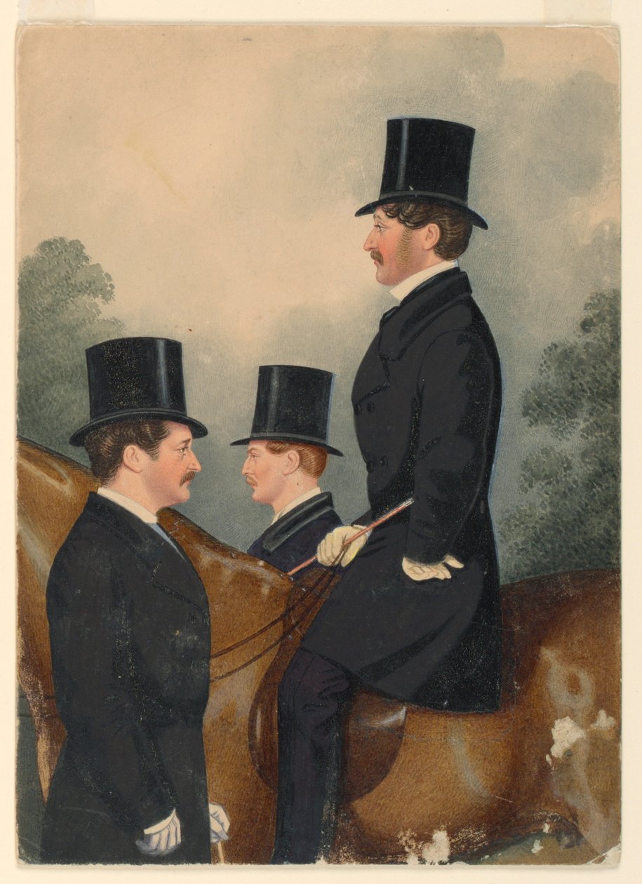 Portrait of Sir George Wombwell and His Brothers