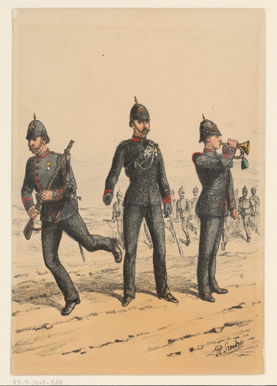 Three British Soldiers (series title: Nine Depictions of British ...