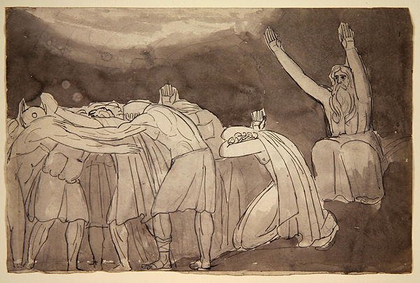 A Druid Ceremony by Robert Blake: Premium art reproduction