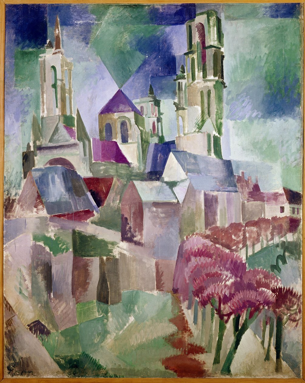 Towers of Laon by Robert Delaunay: Premium art reproduction