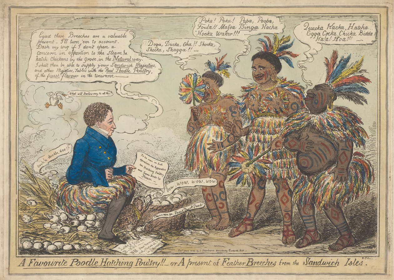 A Favorite Poodle Hatching Poultry!! - or A Present of Feather Breeches ...