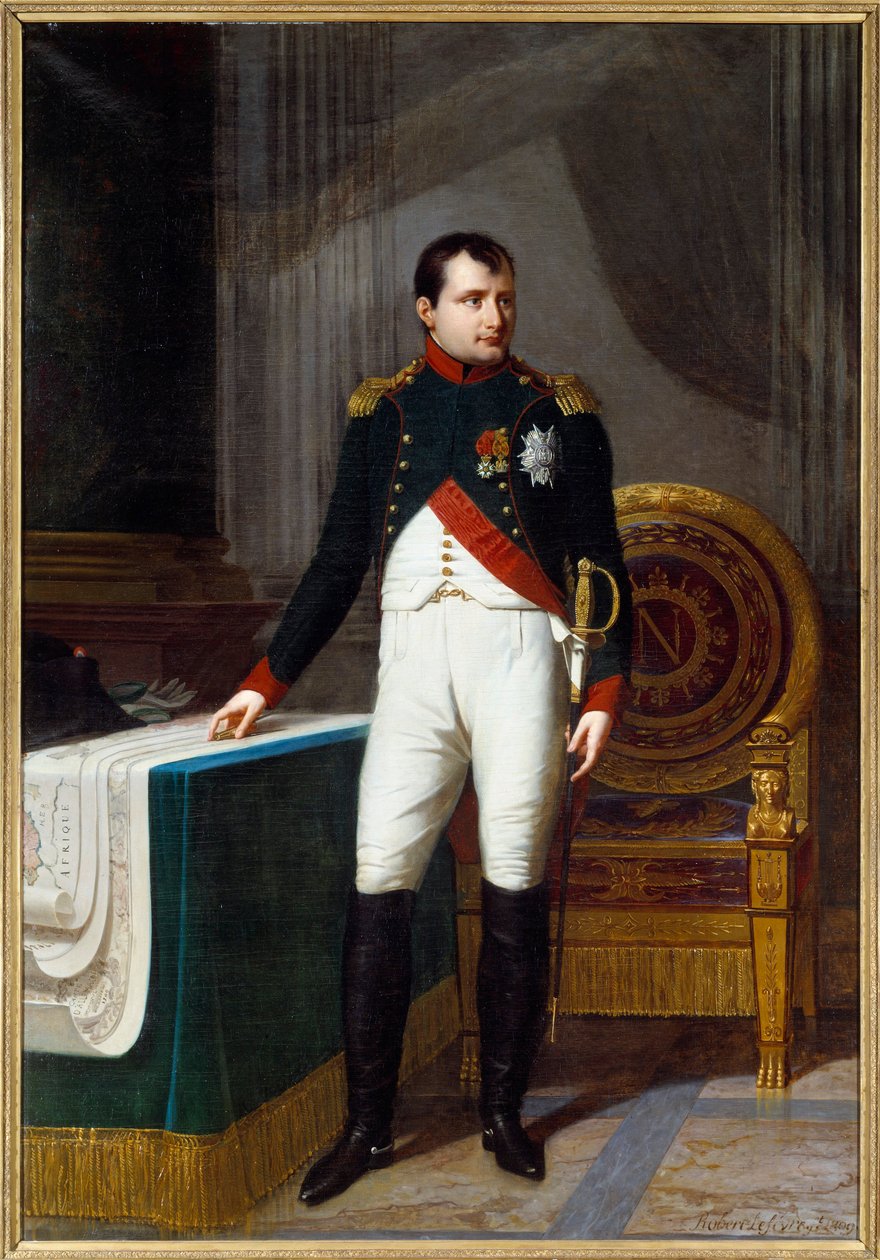 Full-Length Portrait of Napoleon I in Colonel Uniform