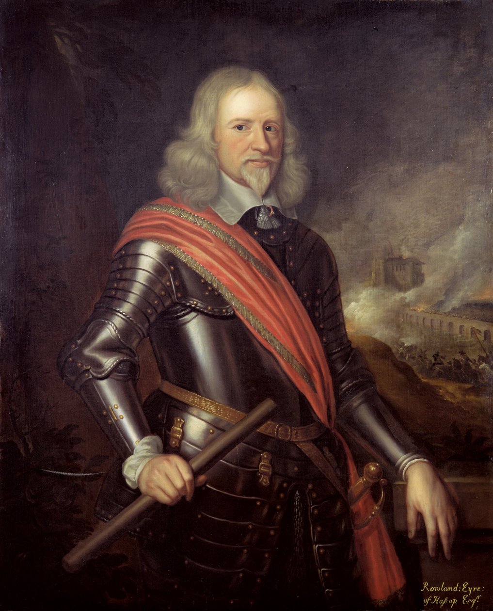 Colonel Rowland Eyre of Hassop by Robert Walker