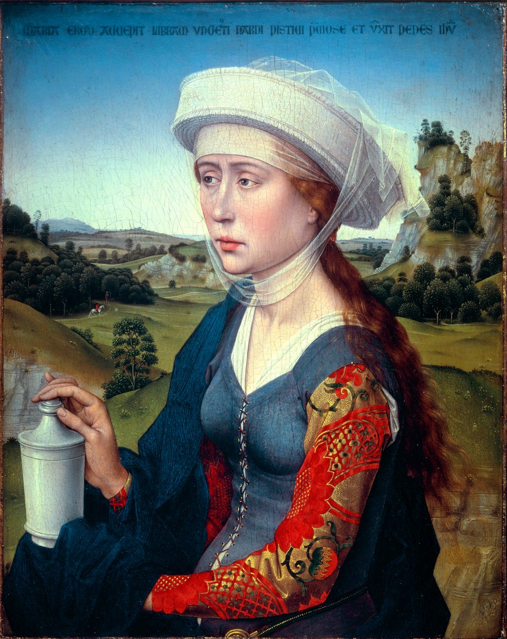Triptych of the Braque Family: Representation of Saint Mary Magdalene ...