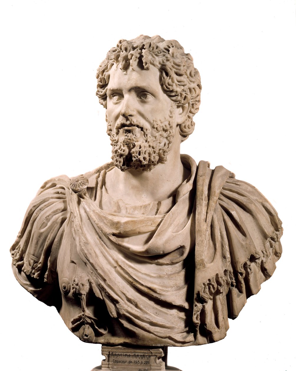Bust of Roman Emperor Septimius Severus by Roman