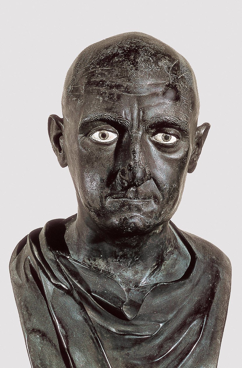 Bust of Publius Cornelius Scipio Africanus by Roman