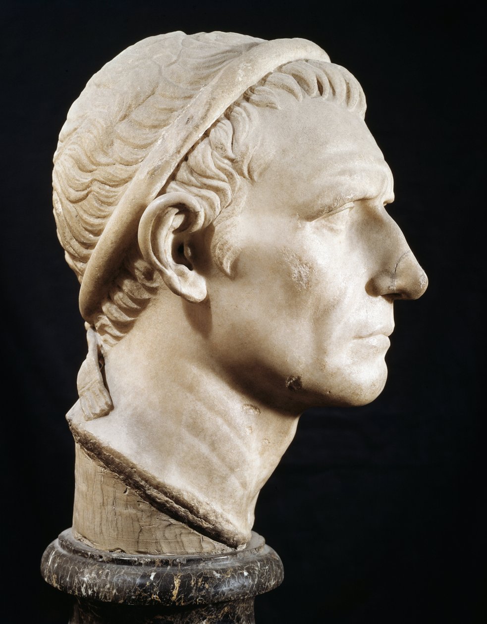 Head of Antiochus III the Great by Roman: Fine art print