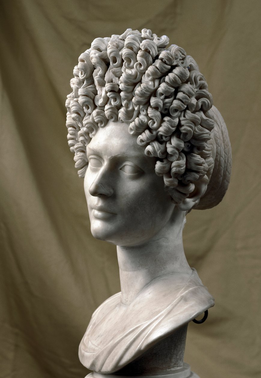 Portrait Bust Of A Flavian Woman