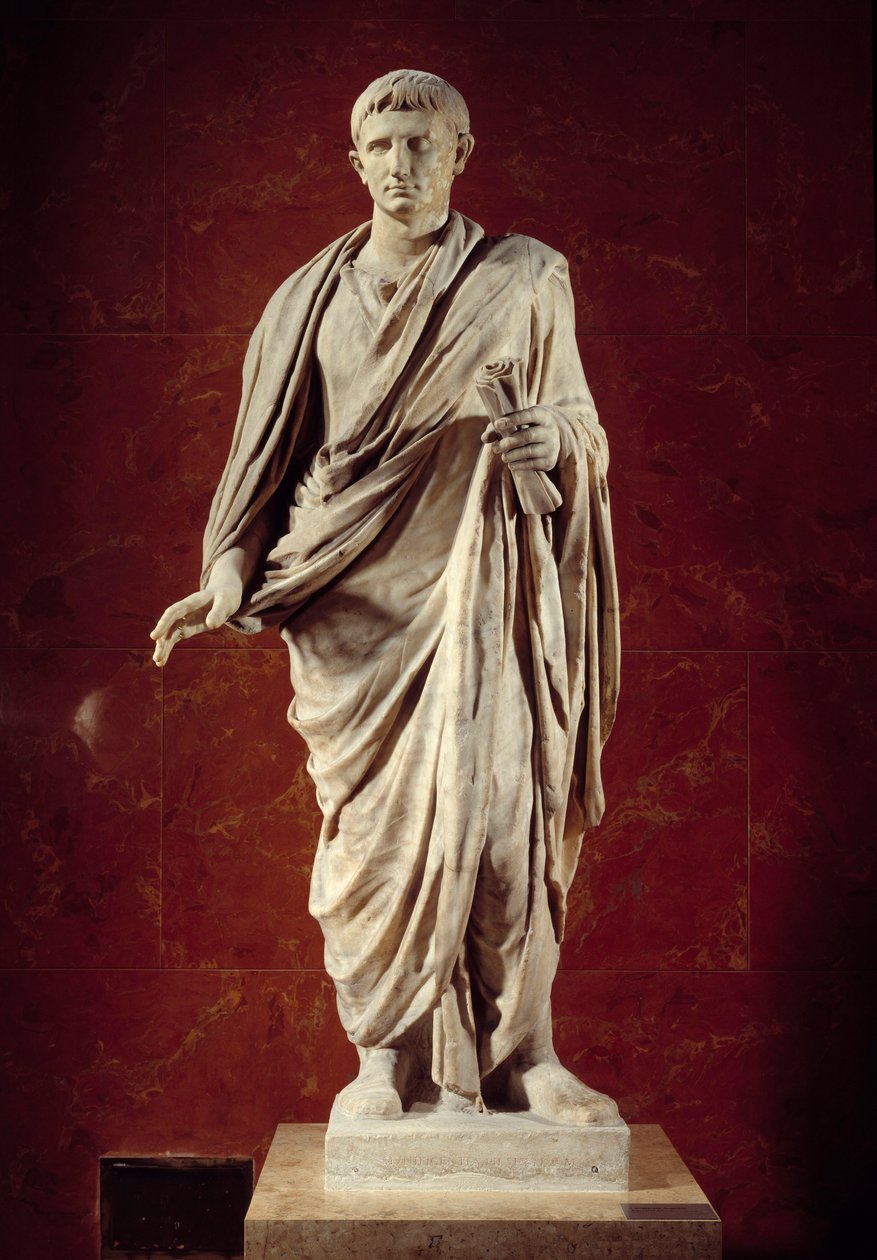 Statue of Emperor Augustus by Roman: Buy fine art prints