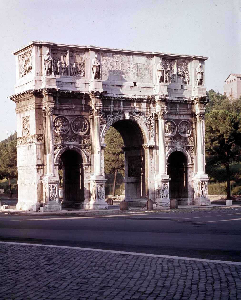 The Arch of Constantine in Rome by Roman: Fine art print