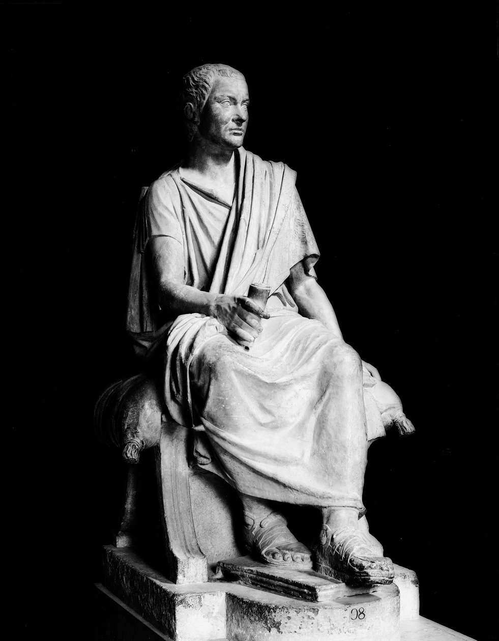 Statue of Marcus Claudius Marcellus by Roman Roman