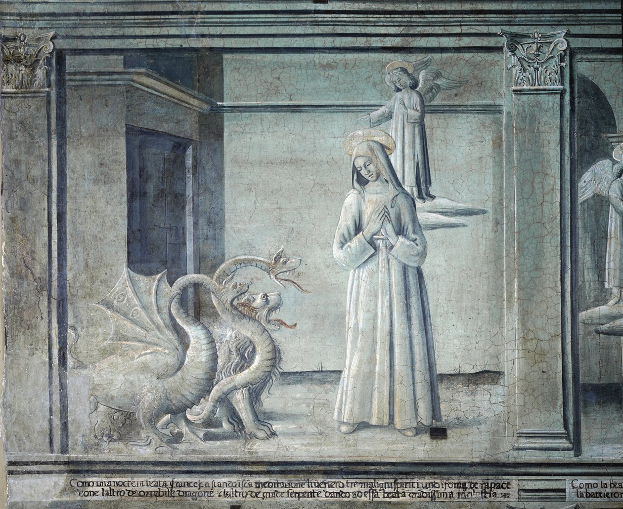 Life of Saint Frances of Rome, Pursued by Demons in the Form of ...