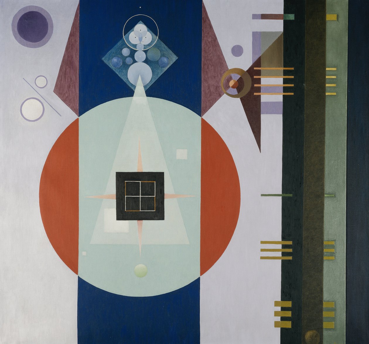 Dark Square by Rudolf Bauer: High-quality fine art print