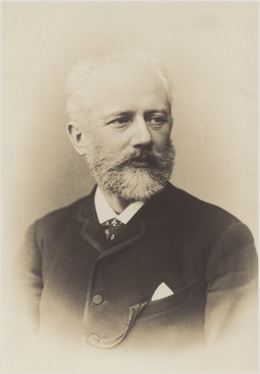 Portrait of Pyotr Ilyich Tchaikovsky by Russian Photographer
