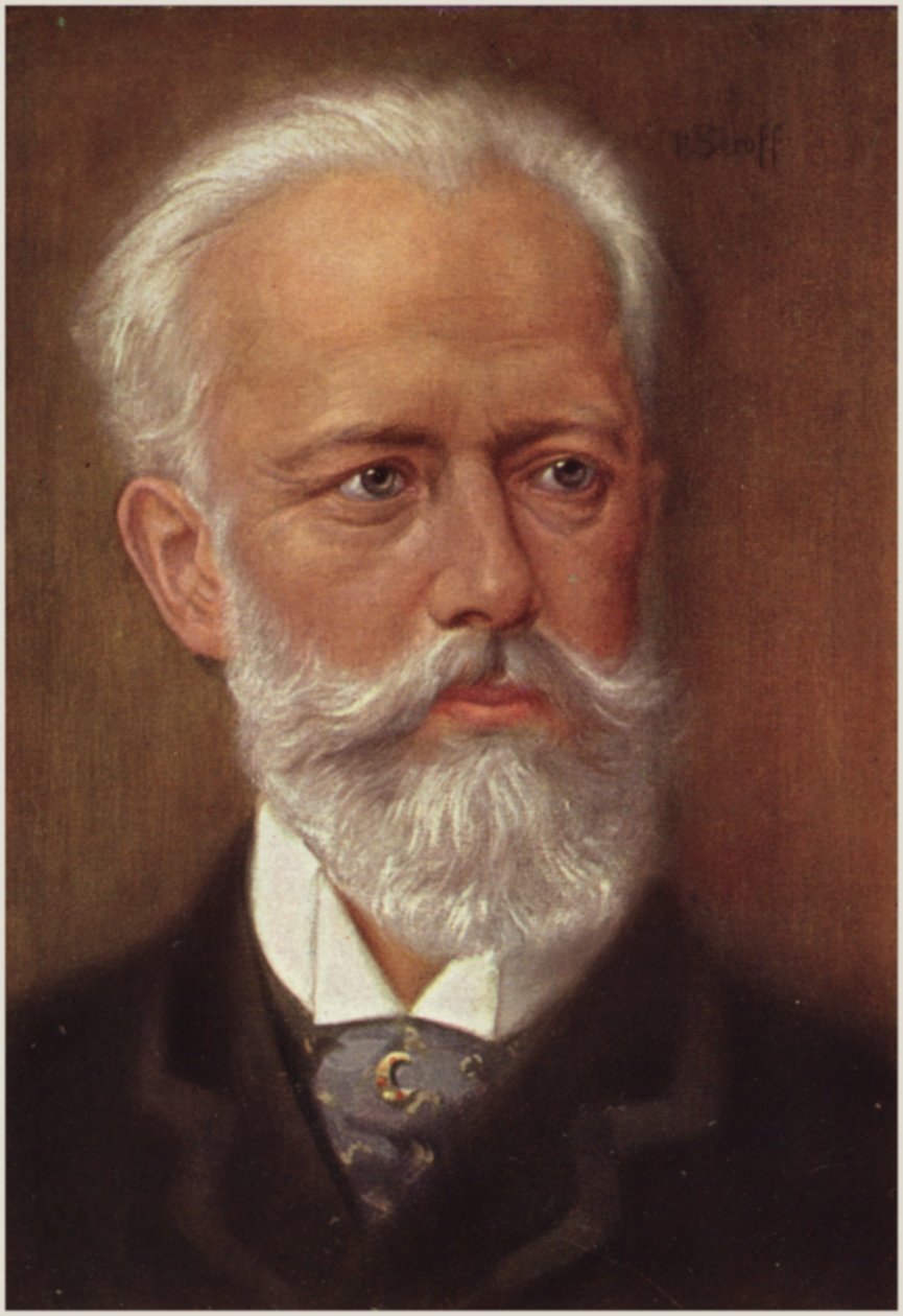 Portrait of Pyotr Ilyich Tchaikovsky by Russian School