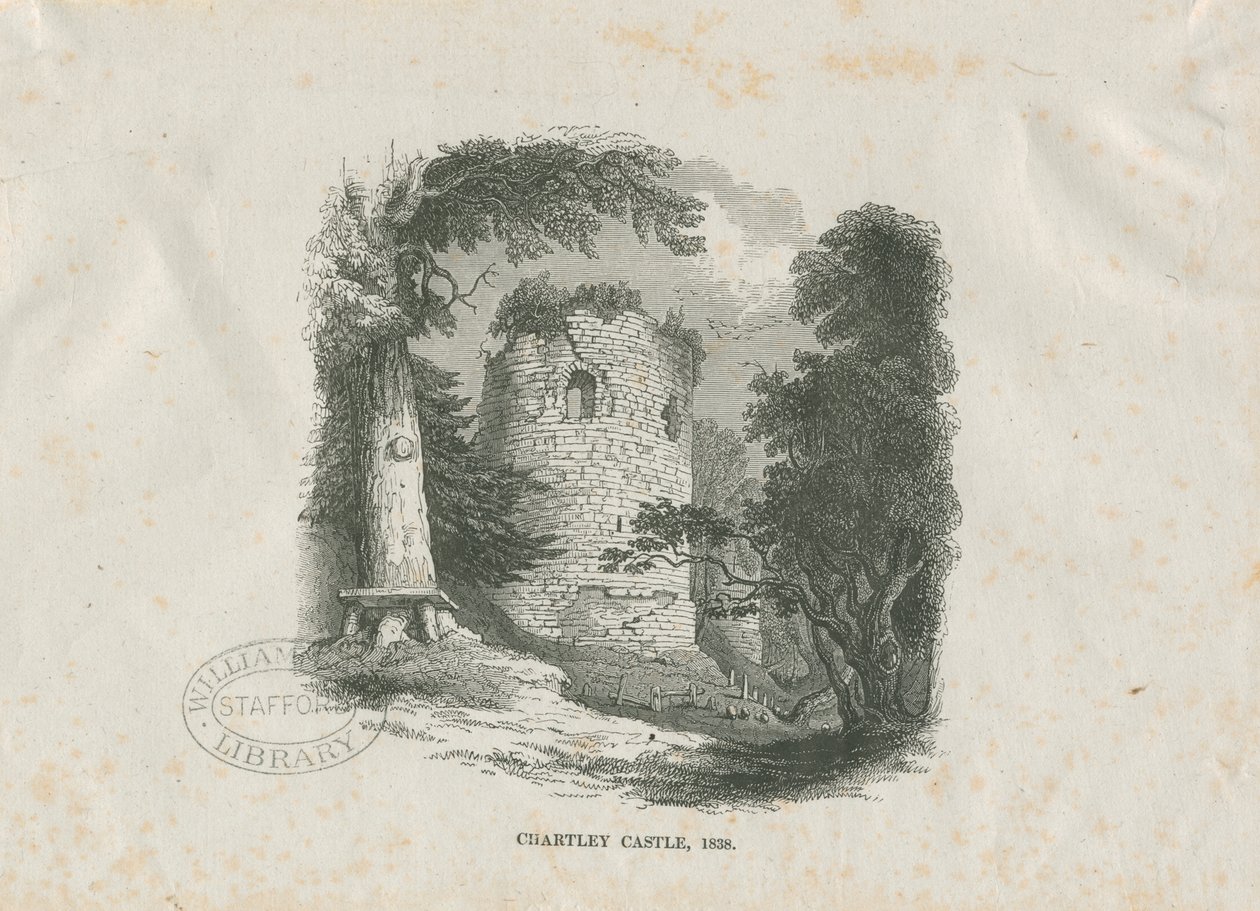 Chartley Castle by School English: Buy fine art print