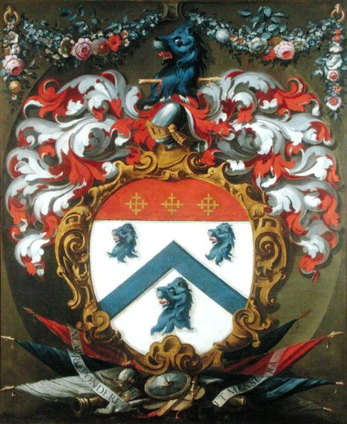 Coat of Arms of Sir Christopher Wren (1632-1723)