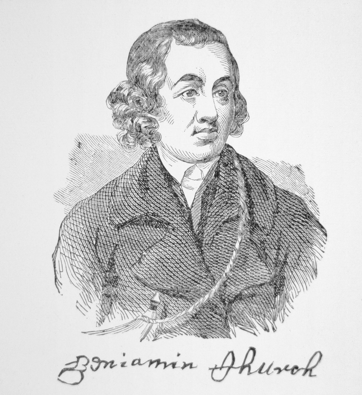 Portrait of Benjamin Church by School English
