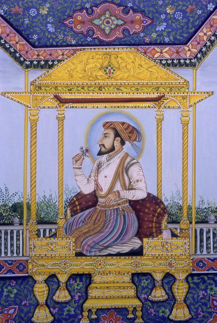 Mughal Emperor Shah Jahan by School Indian: Fine art print
