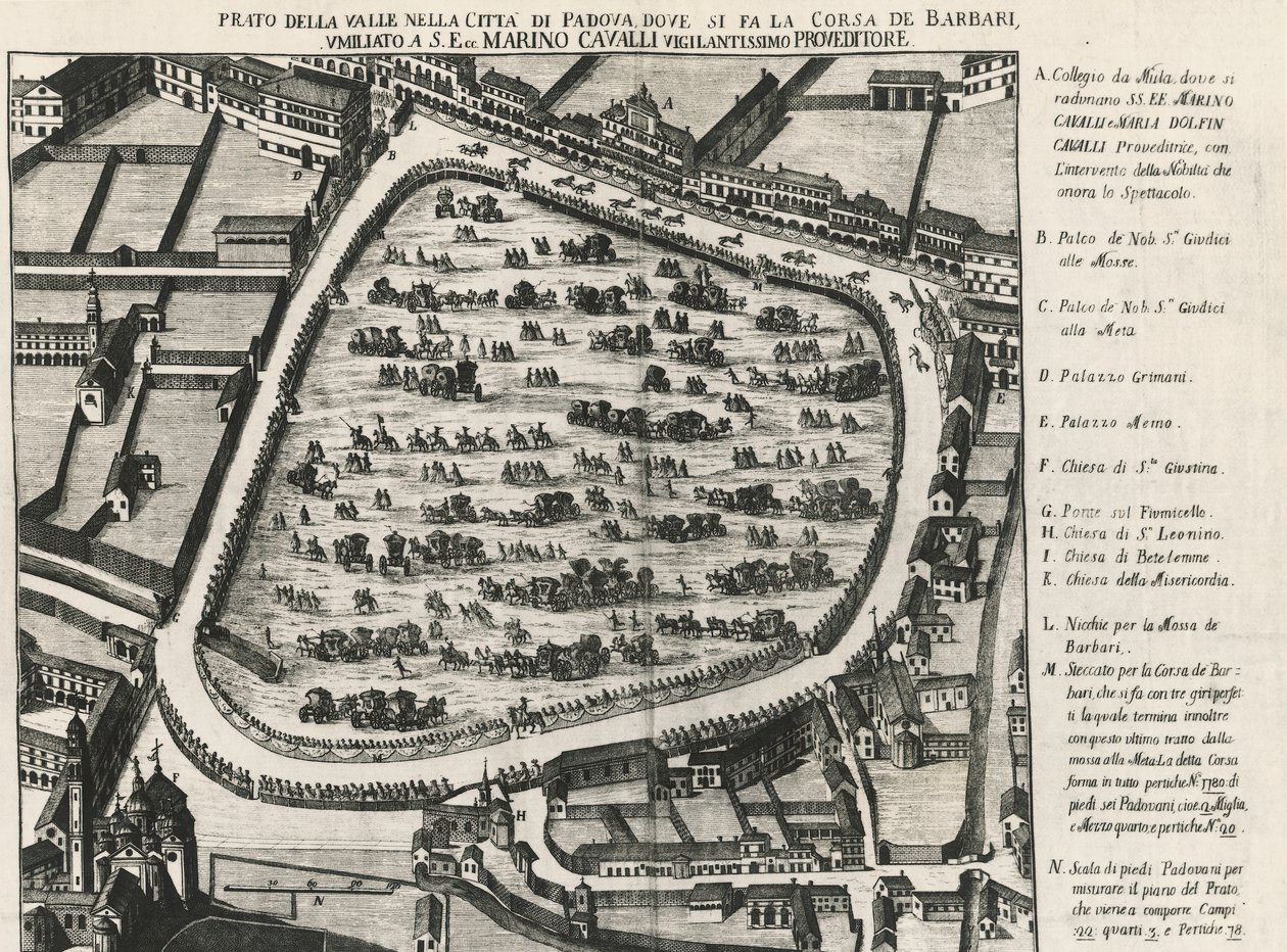 Padua Historical Map