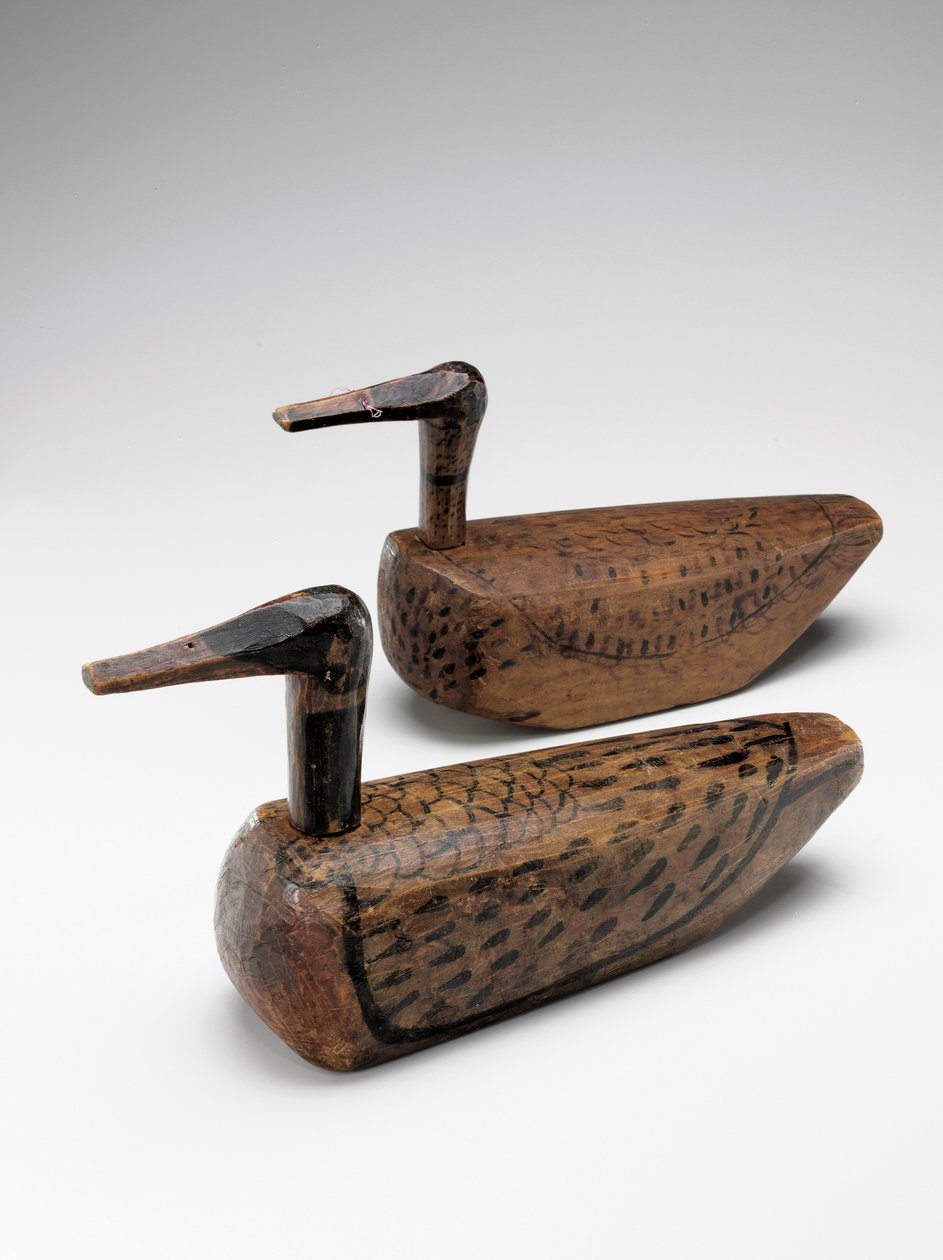Pair of Wedding Ducks (Kirogi) by School Korean