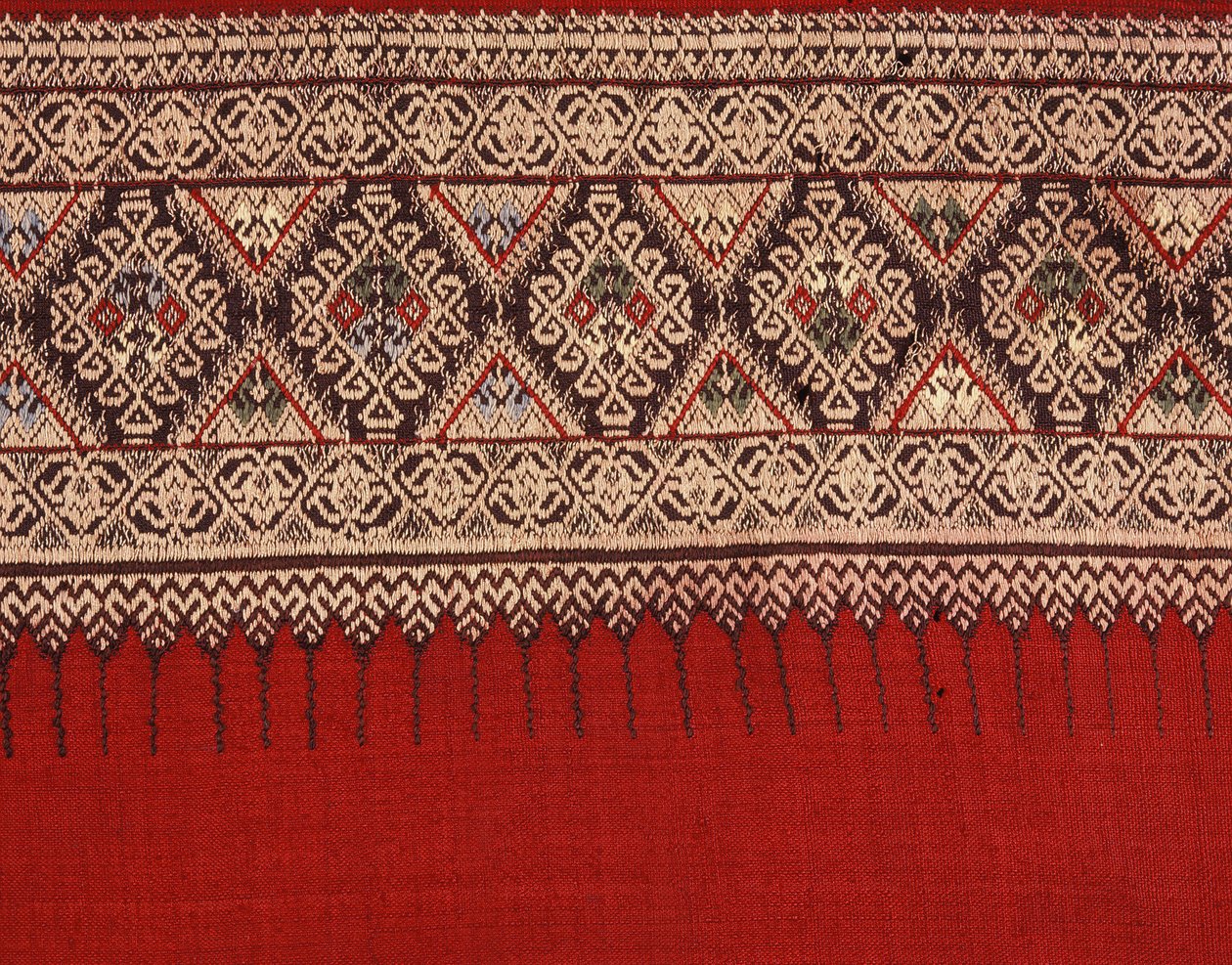 Phaa sin, Chiang Mai (detail) by School Thai