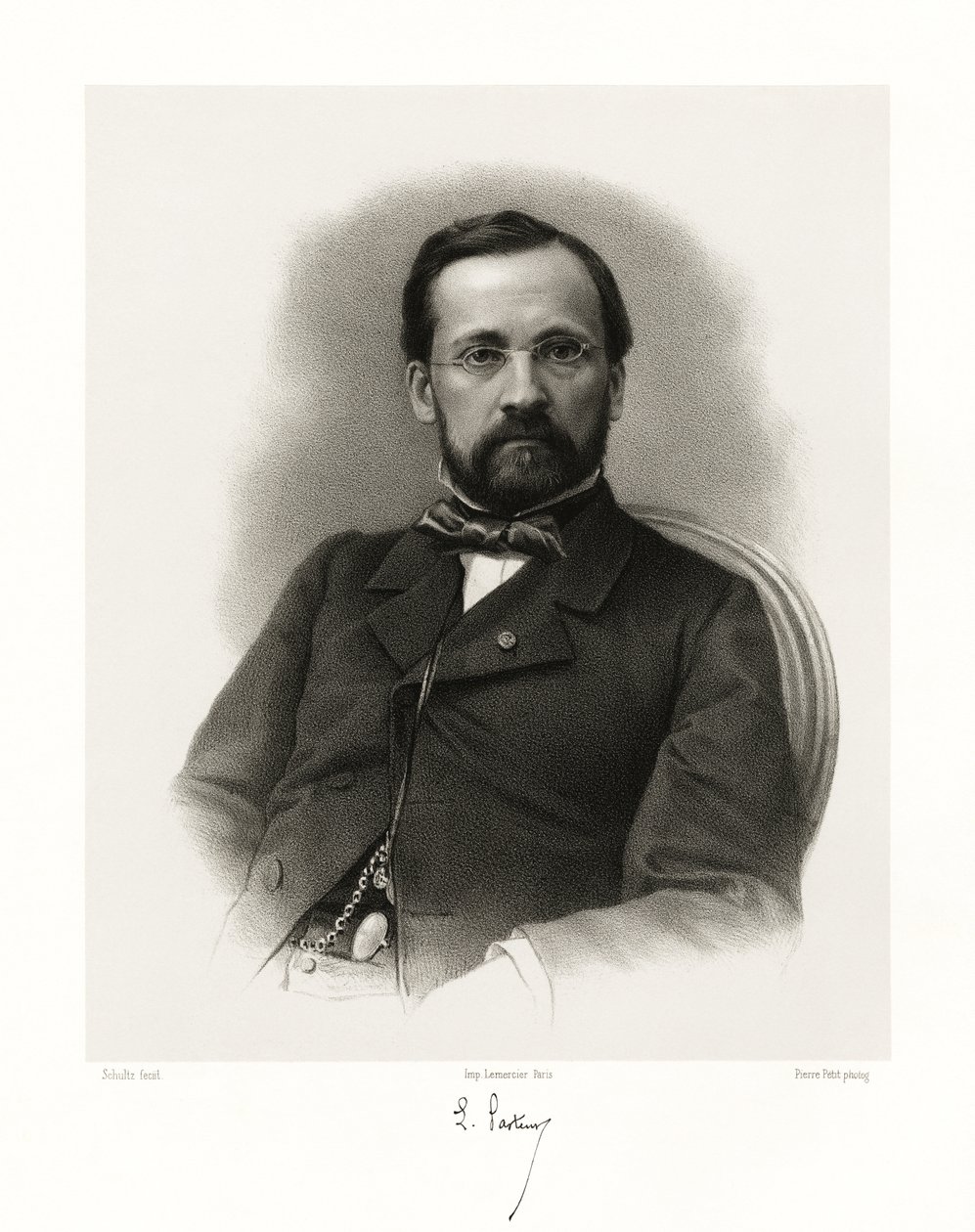 Louis Pasteur by Schultz: Highest-quality art reproduction