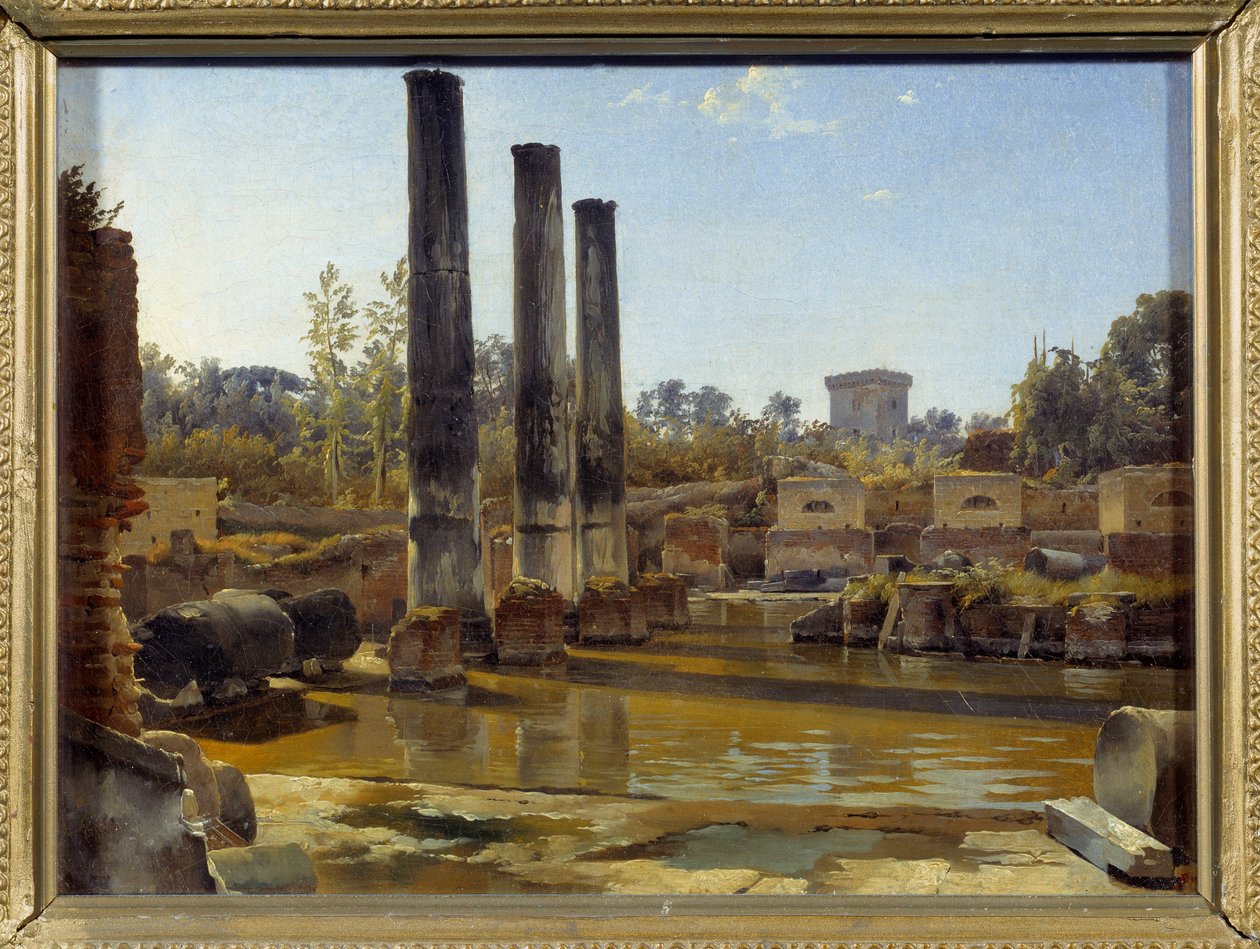 The Temple of Serapis in Pozzuoli. Painting by Sylvester Feodosiyevich ...