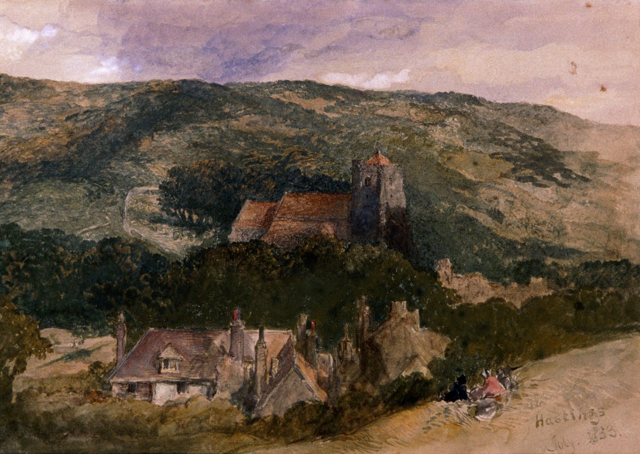 View at Hastings by Sir John Gilbert: Buy fine art print