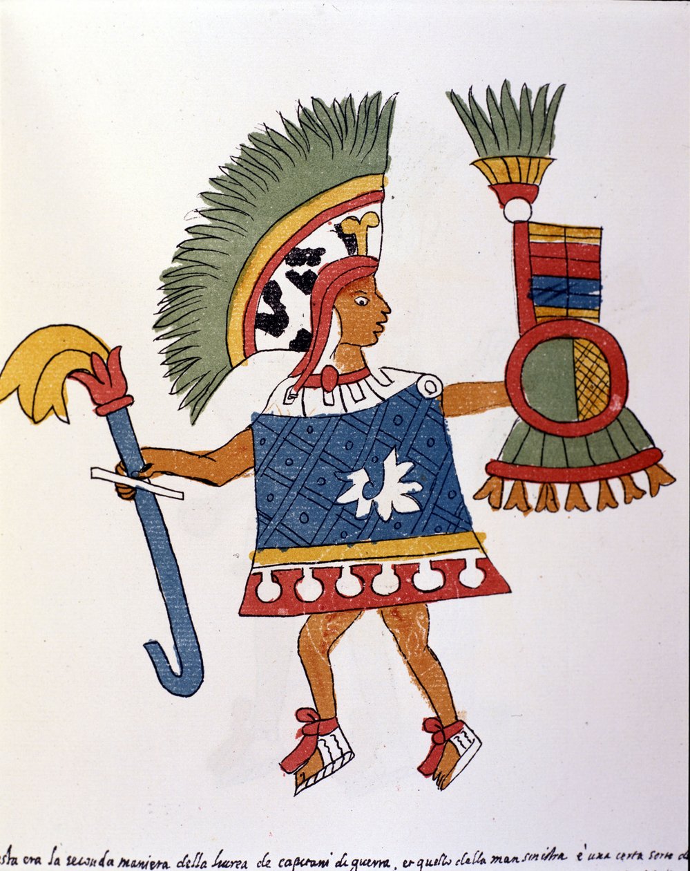 Aztec Warrior Paintings