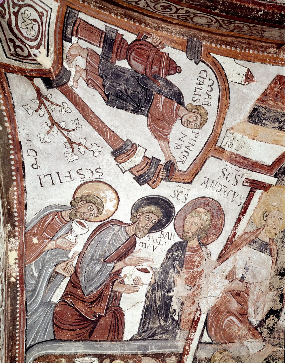 The Cycle of the Months: A Servant Offers a Drink to the Apostles (detail)