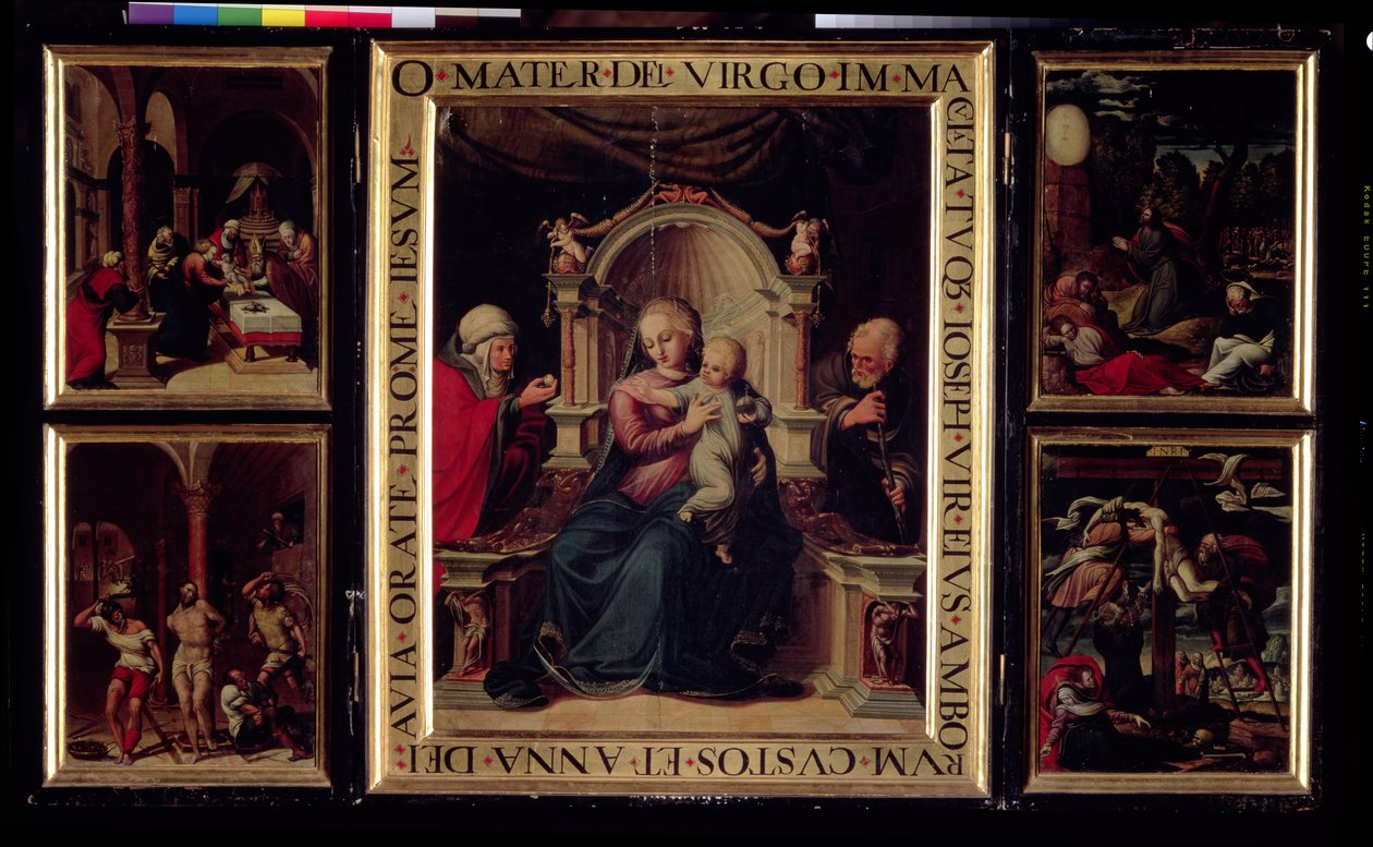Triptych from the Capilla de las Reliquias by Spanish School