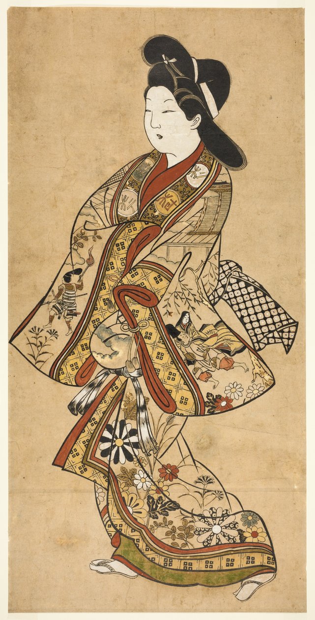 A Beauty Walking by Sugimura Jihei: Buy fine art print