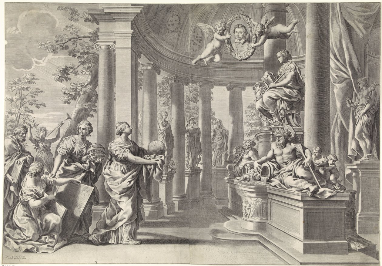 Allegorical Representation: The Temple of Wisdom (Sapienta)