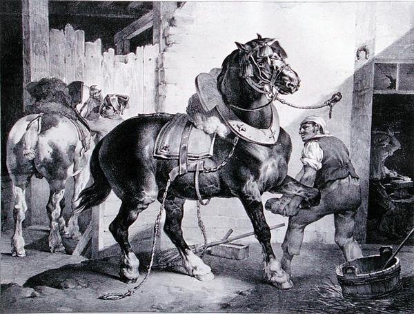 The Forge by Theodore (after) Gericault: Buy fine art prints
