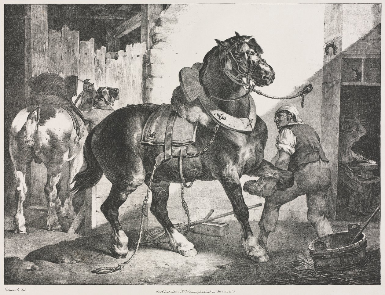 The French Marshal by Theodore Gericault: Fine art print