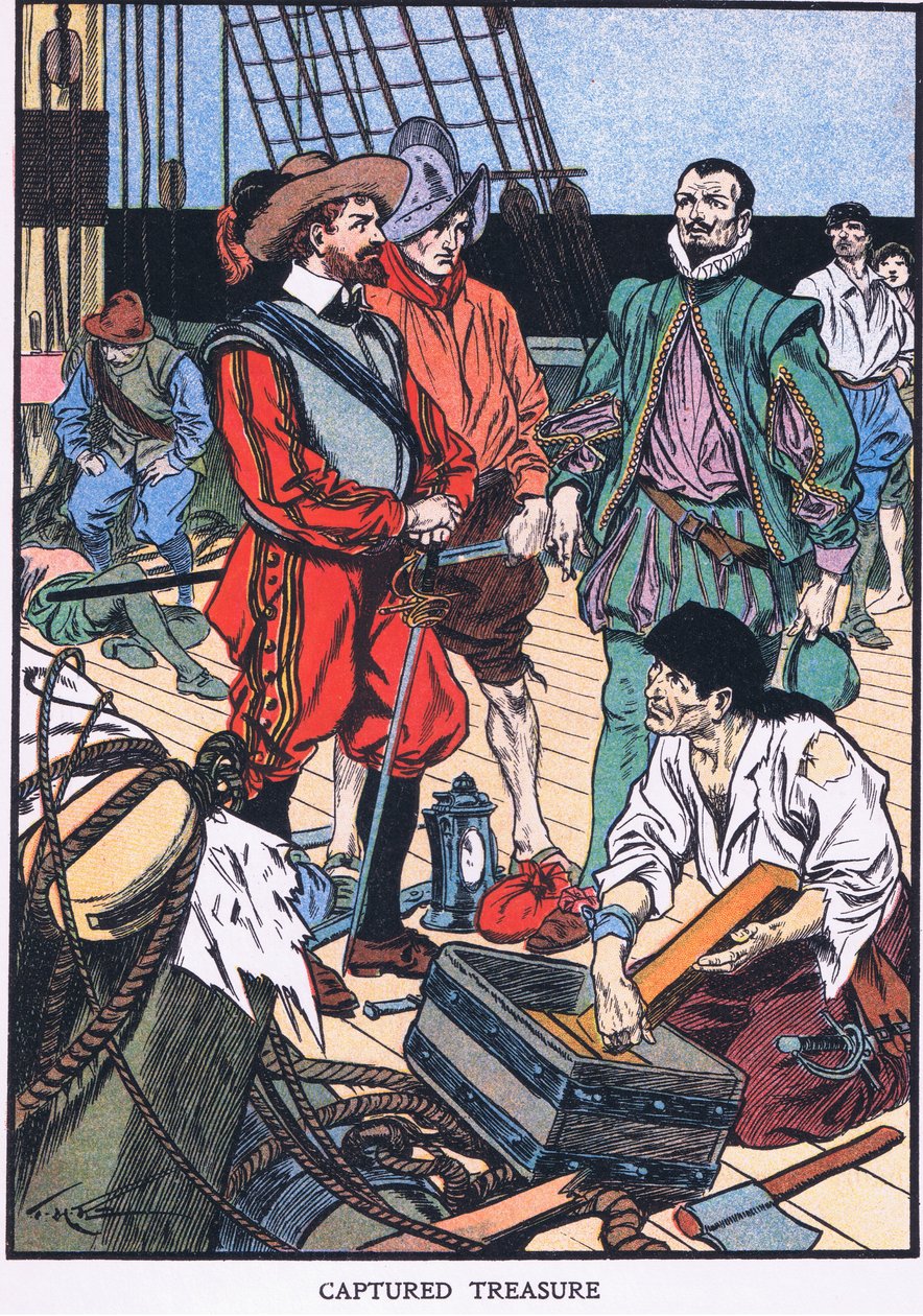 Captured Treasure by Thomas Heath Robinson: Fine art print