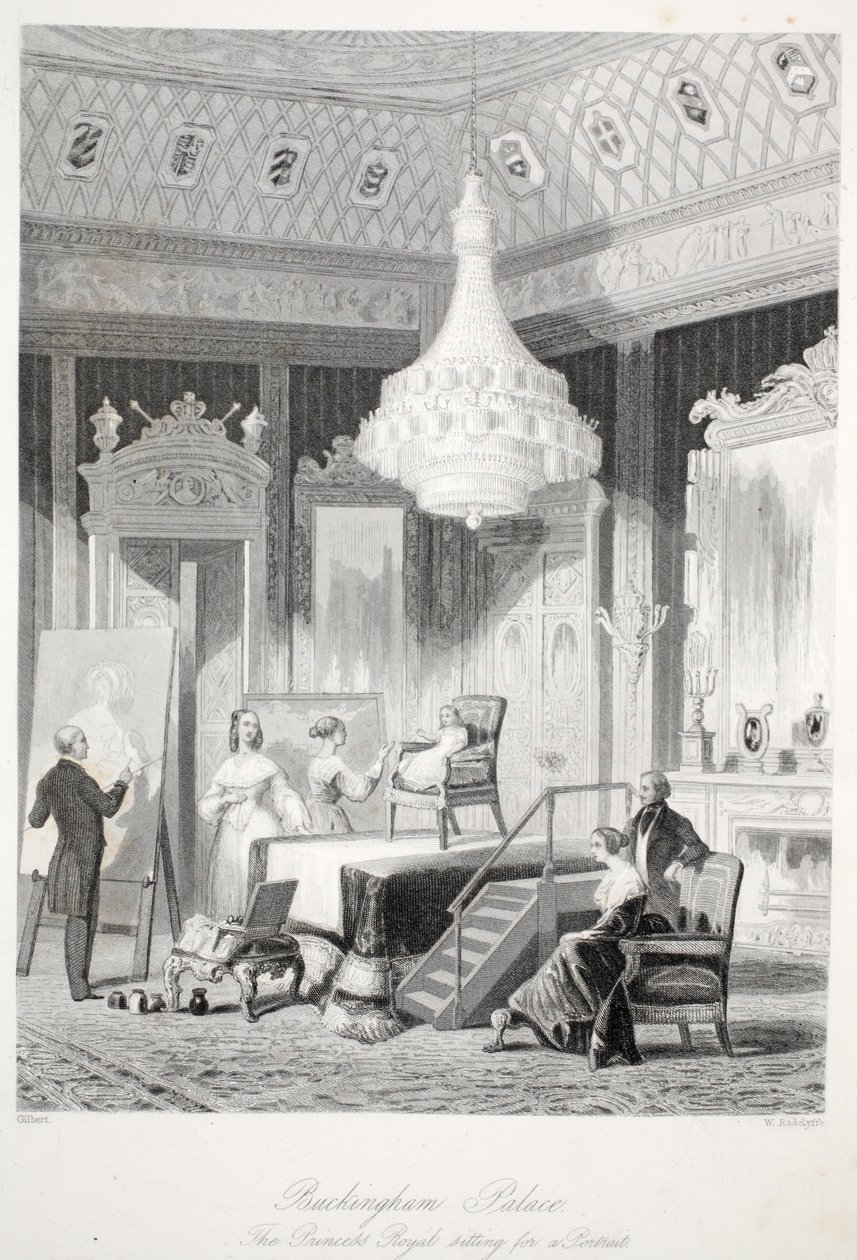 Buckingham Palace - The Princess Royal sitting for a Portrait, from ...