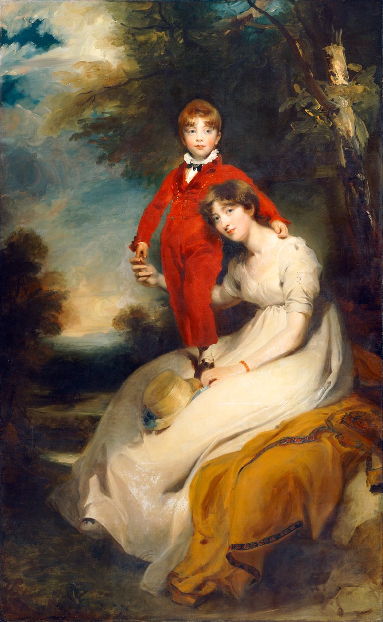 Mrs Charles Thellusson with her son Charles