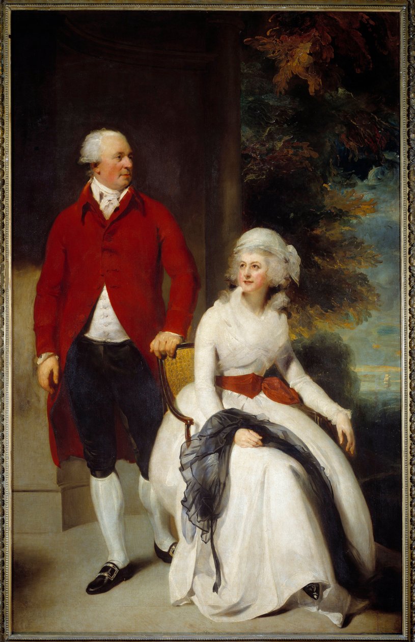 Portrait of Banker Julius Angerstein and his second wife Eliza Payne
