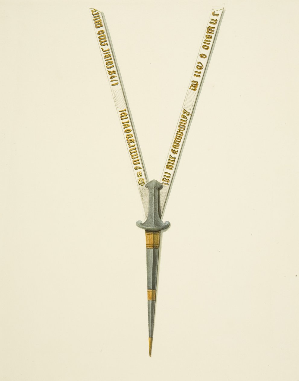 Sword and Inscribed Belt on Effigy on Tomb of Walter Frampton in St ...