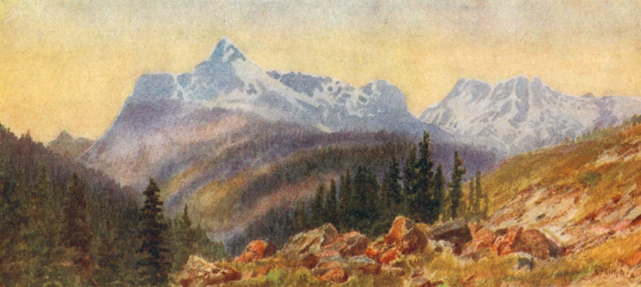 From the Foot of Eagle Peak, Selkirk Mountains