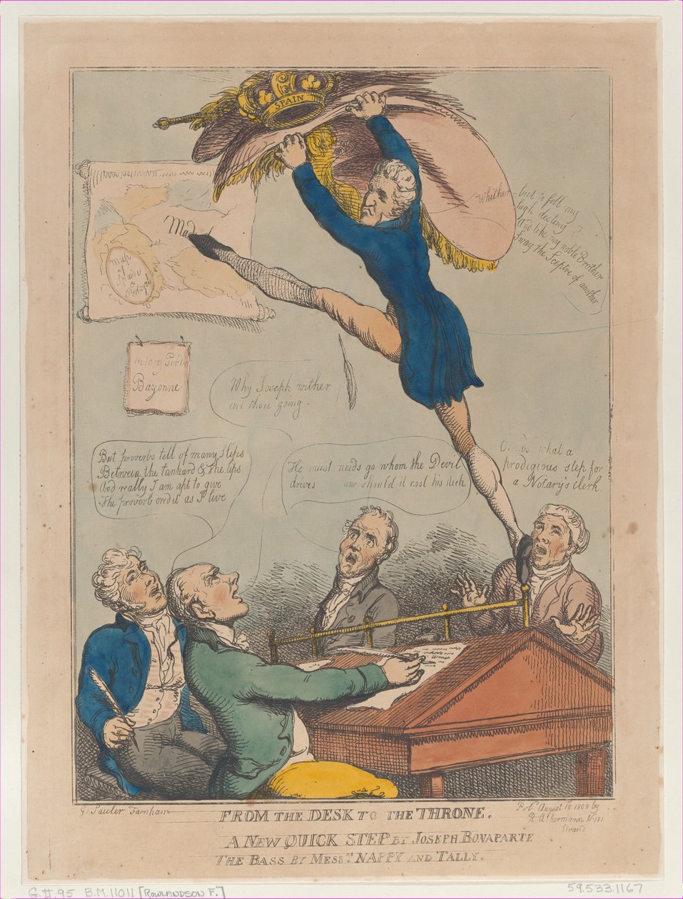 From the Desk to the Throne, A New Quick Step by Joseph Bonaparte the ...