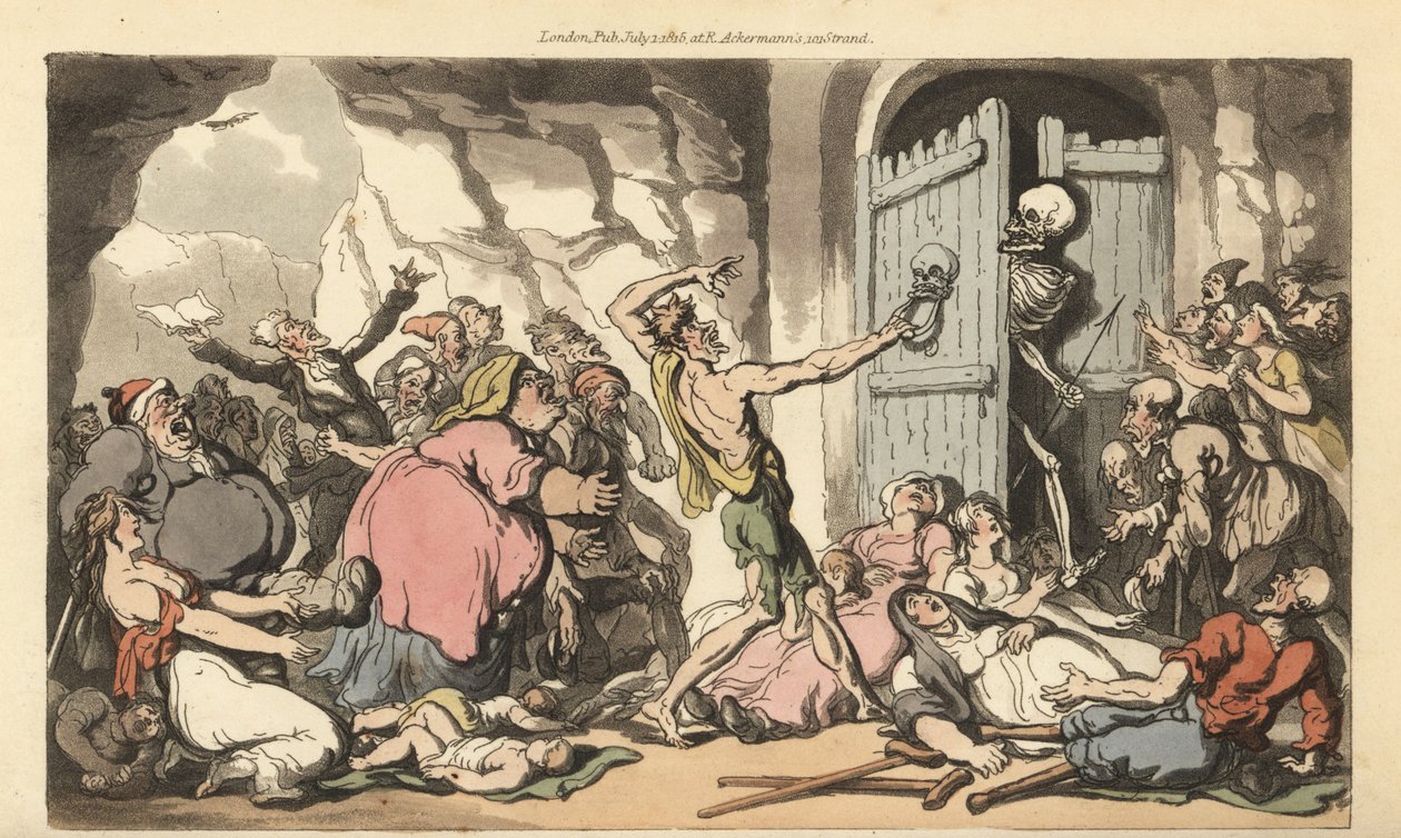 Death Looks Out from Behind Death's Door