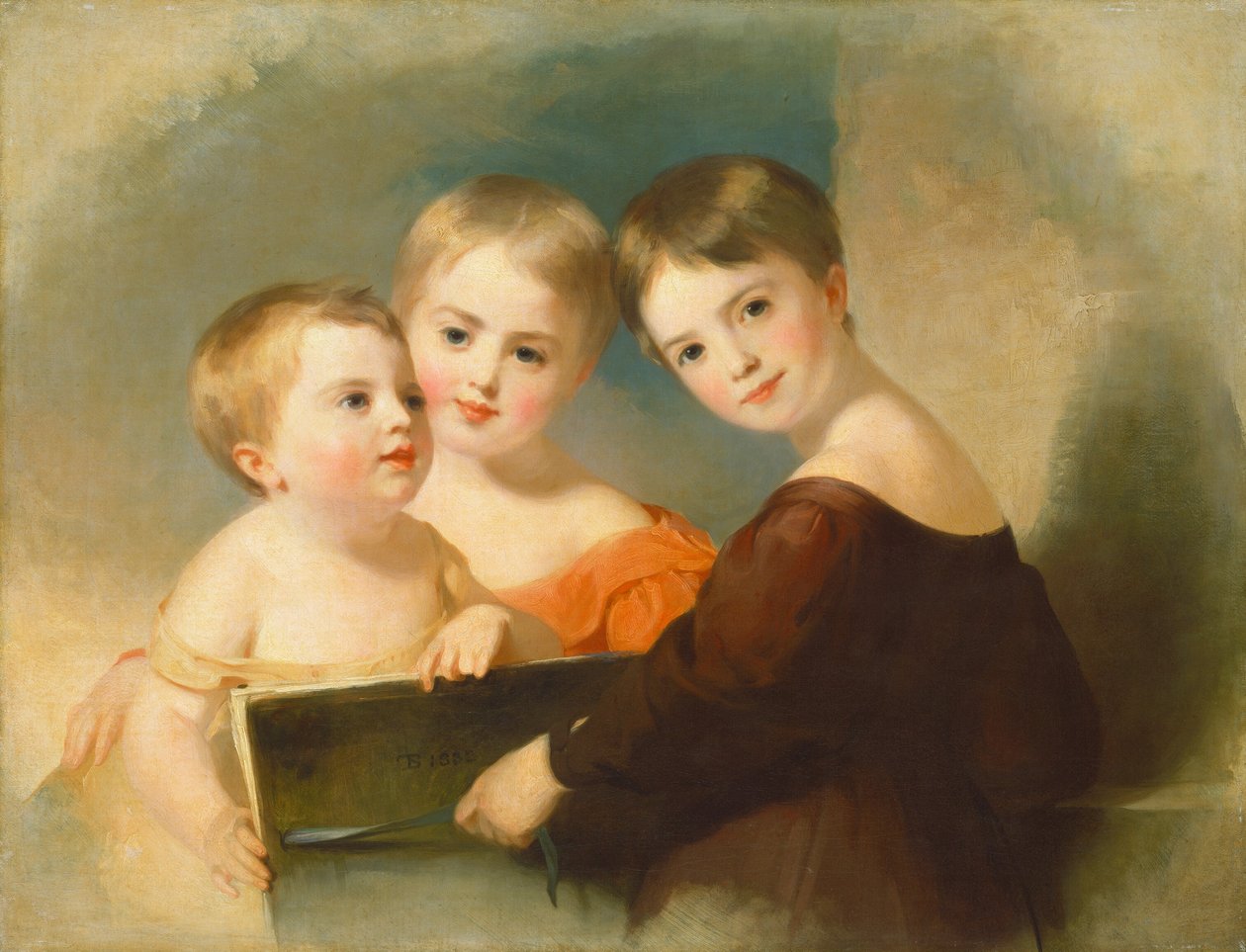 The Vanderkemp Children by Thomas Sully: Fine art print