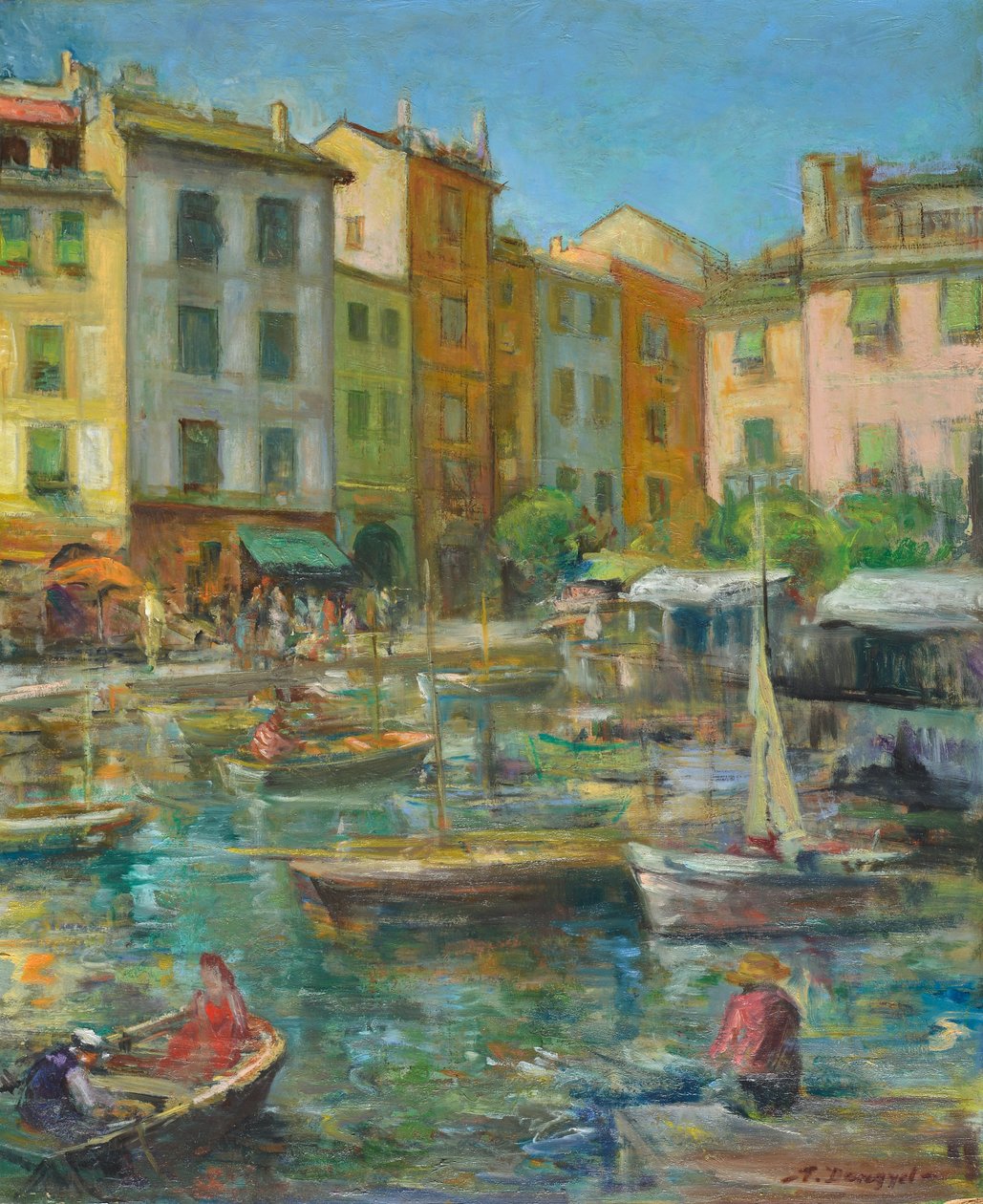 Portofino by Tibor Dengyel: Highest-quality art reproduction