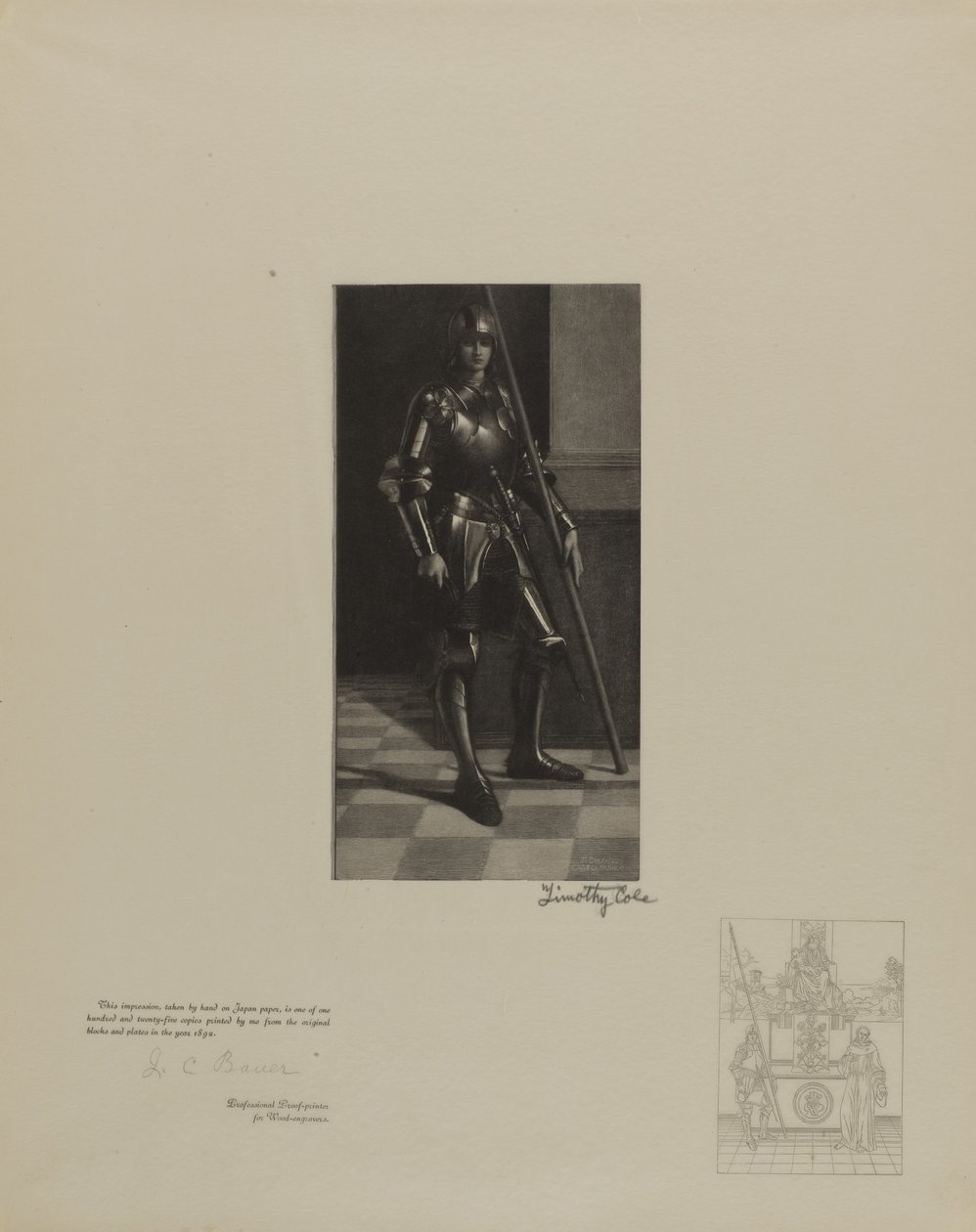 Old Italian Masters by Timothy Cole: Buy fine art print