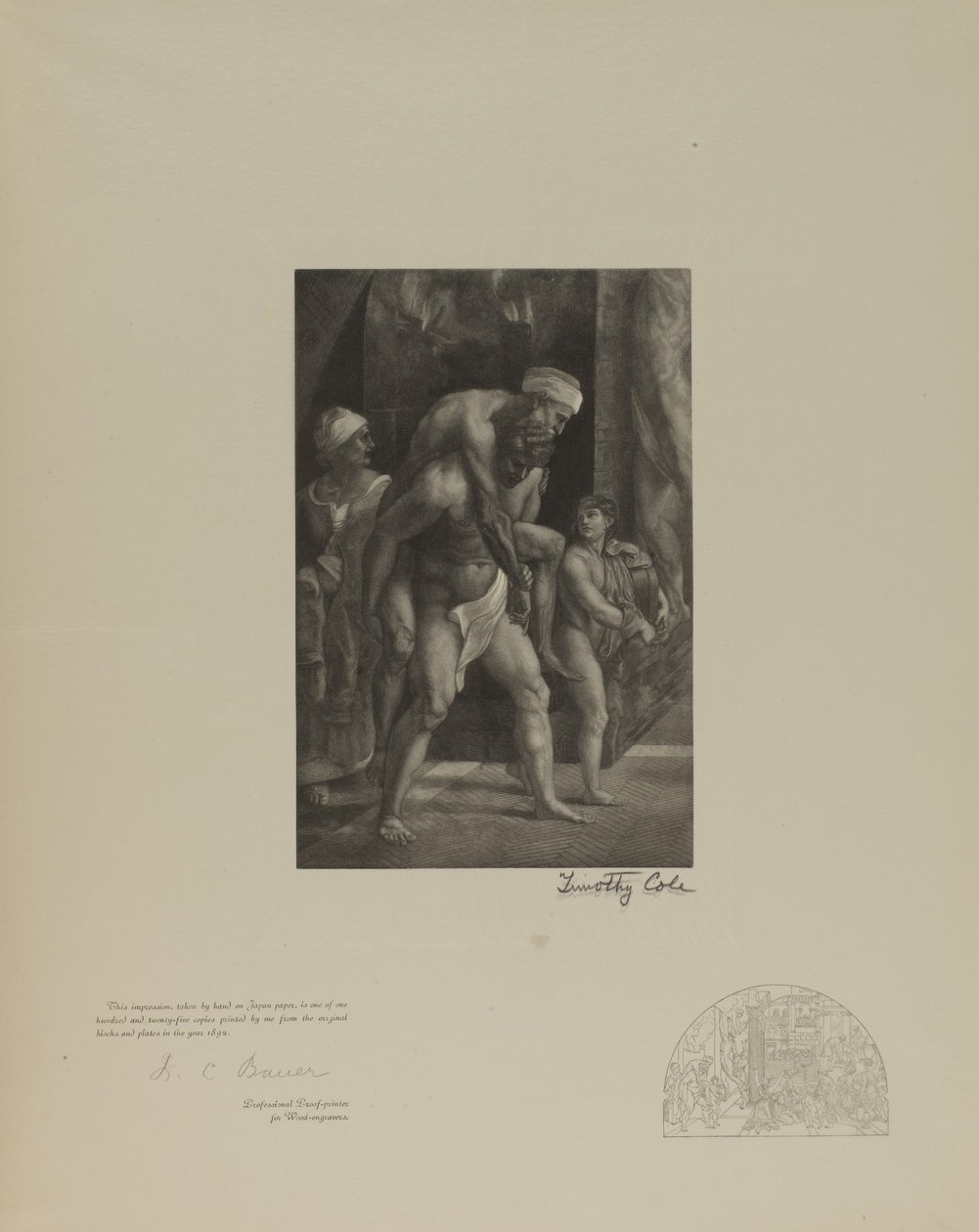 Old Italian Masters by Timothy Cole: Buy fine art print